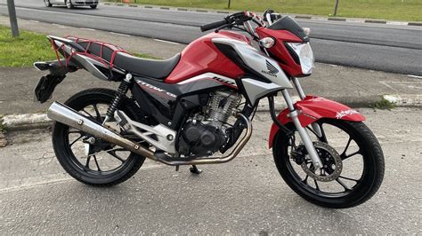PEGUEI PRA TESTAR ESSA TITAN 160 0KM VERMELHA YouTube