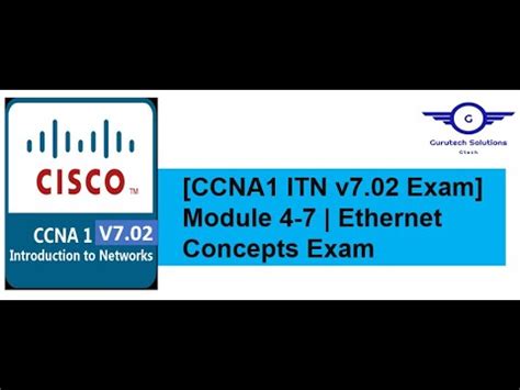 Ccna V Exam Itn Modules Ethernet Concepts Exam Youtube