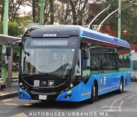 Transporte público autobuses y microbuses CDMX Trolebús Yutong ZK5120C