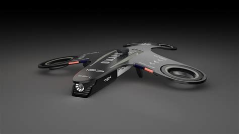 D Model Bladeless Military Drone Vr Ar Low Poly Cgtrader