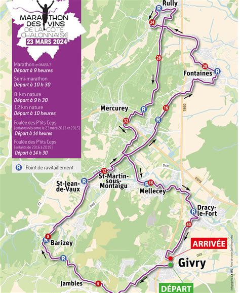 Givry Marathon Des Vins Quelques Modifications Sur Le Parcours