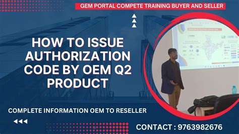 GeM OEM Authorization Code I HOW TO AUTHORIZATION CODE ISSUE BY OEM IN