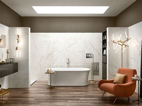 Rivestimento In Bicottura Effetto Marmo Lucido X Rettificato
