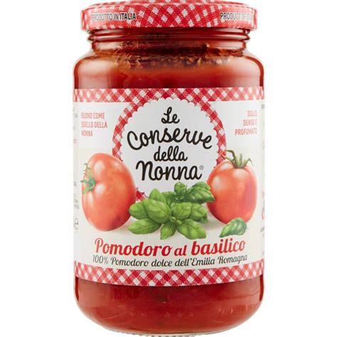 Le Conserve Della Nonna Pomodoro Al Basilico Sugo 300 Gr Cicalia