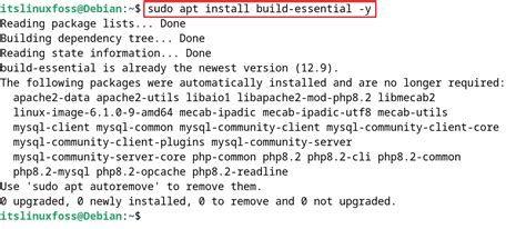How To Install Development Tools On Debian Its Linux Foss