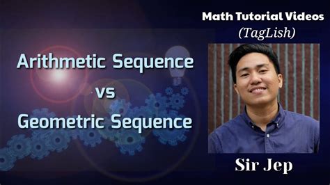 arithmetic sequence vs geometric sequence youtube