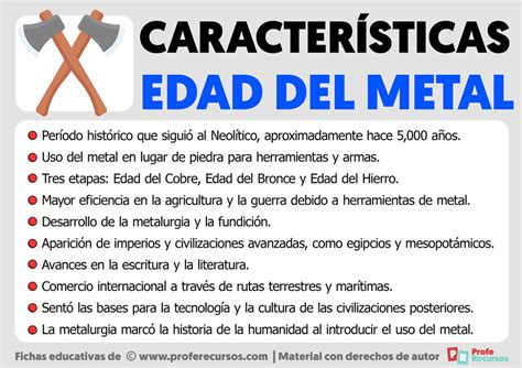 Características de la Edad del Metal