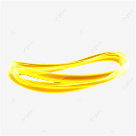 Yellow Effect Glowing Neon Curved Line Glowing Neon Curved Png