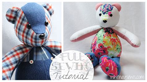 Learn How To Sew A Memory Bear With Simplicity And This Step By