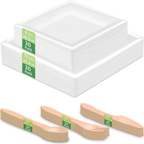 Amazon HOMURG Birthday Party Plates And Cutlery Set Heavy Duty