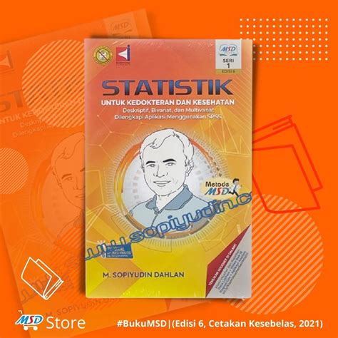 BUKU Statistik Untuk Kedokteran Dan Kesehatan By M Sopiyudin Dahlan
