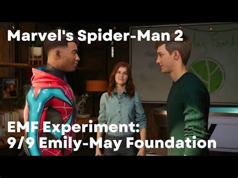 Marvel S Spider Man 2 EMF Experiment 9 9 Emily May Foundation PS5