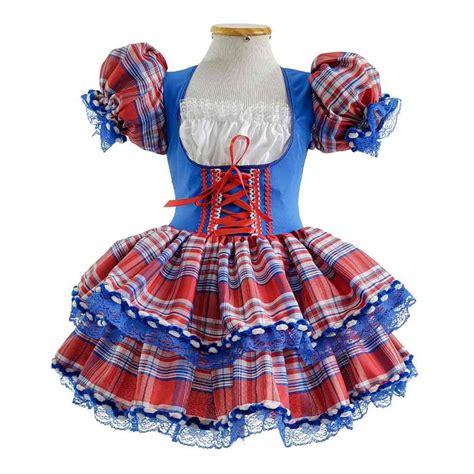 Vestido Festa Junina Caipira Xadrez Adulto Preto Escuro Lupon Gov Ph