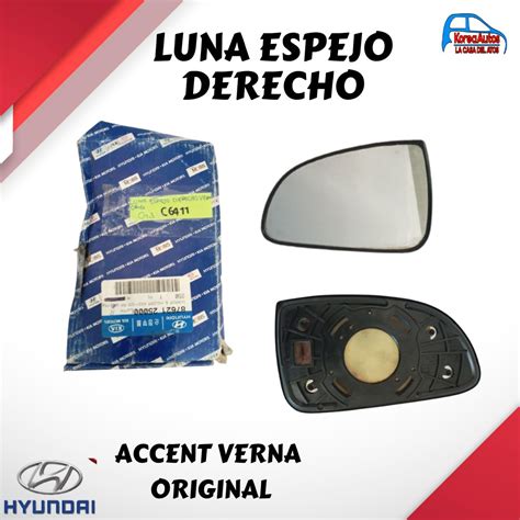 Luna Espejo Derecho Accent Verna Original