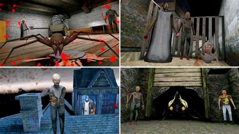 Granny And Grandpa Game Over Scene With Pets In Granny All Chapters And