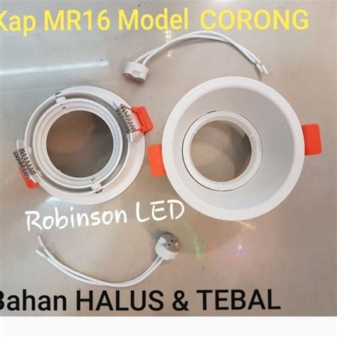 Jual Kap Rumah Lampu Downlight Halogen MR16 Armature Housing Adjustable