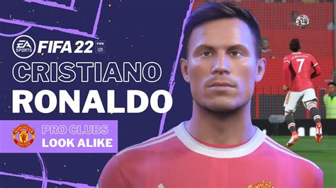 FIFA 22 CRISTIANO RONALDO CR7 Pro Clubs Look Alike Build Manchester