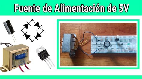 Como Hacer Una Fuente De Voltaje De 5V Paso A Paso Desde Cero YouTube