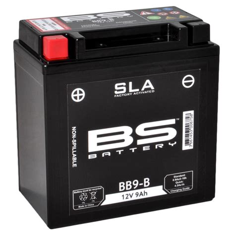 Batterie BS Battery SLA YB9 B Batteries pièces electriques