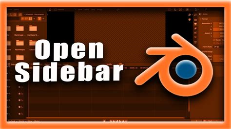 Blender Tutorial How To Open Sidebar In Blender Youtube