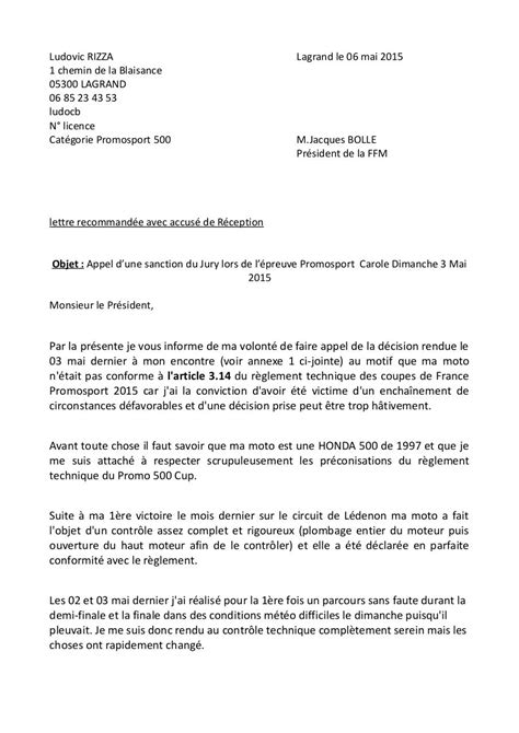 Lettre Explicative Financial Report