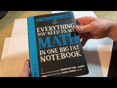 Everything You Need To Ace Math In One Big Fat Notebook YouTube
