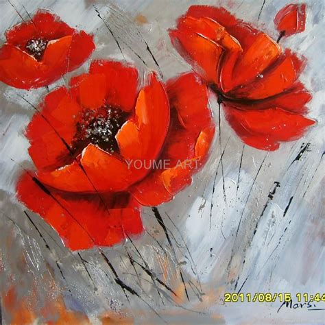 Acrylic Flower Paintings On Canvas Images Pictures Цветочные