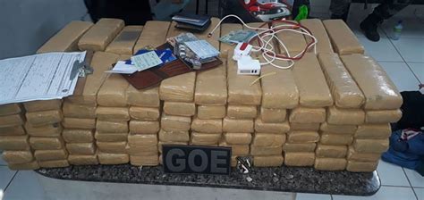 Polícia apreende 100 kg de maconha avaliados em R 30 mil que viriam