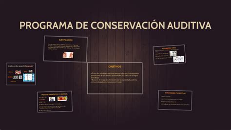PROGRAMA DE CONSERVACIÓN AUDITIVA by cristian medina on Prezi
