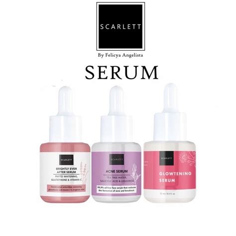 Jual Cod Scarlett Whitening Serum Brightly Ever After Serum Scarlett