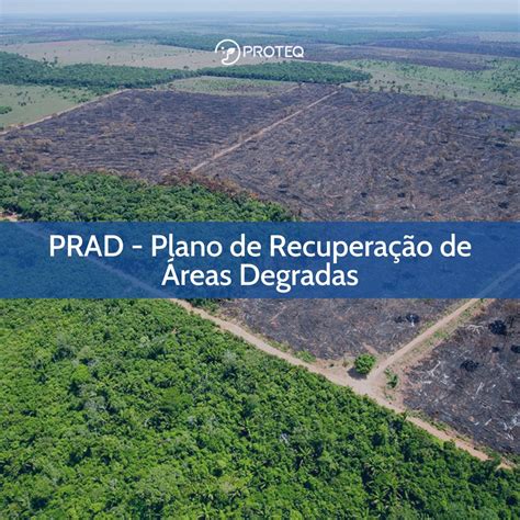 PRAD Plano de recuperação de áreas degradadas PROTEQ