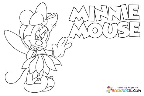 Ausmalbilder Minnie Und Micky Maus Zusammen