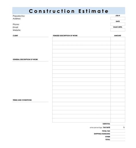 Estimation Worksheets Dynamically Created Estimation Worksheets