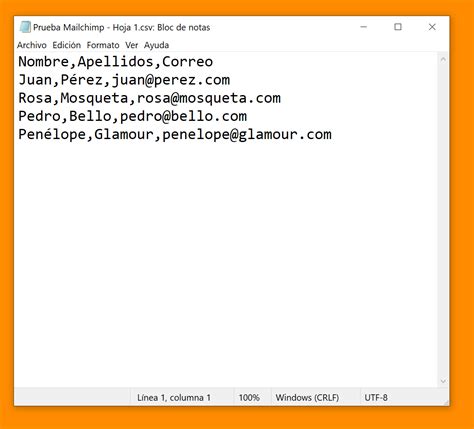Cómo crear un archivo CSV paso a paso con Google Sheets