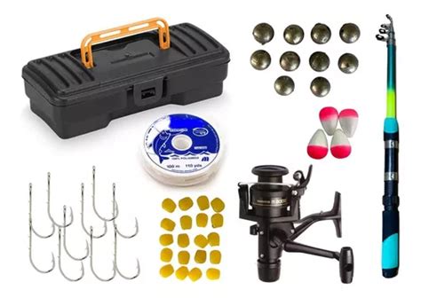 Kit Pescaria Molinete Shimano Ix Vara Telesc Pica Parcelamento