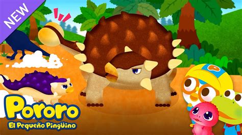 Pororo y Anquilosaurio Canción de Dinosaurio Pororo en español