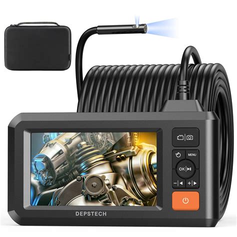 Dual Lens Endoscope With Ft Semi Rigid Cable Depstech P