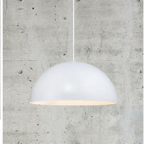 Lampara Techo Tipo Campana Blanca Colgante Oficina Living ENVIO GRATIS