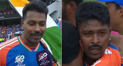 WATCH How My Last 6 Months Were Hardik Pandya Breaks Into Tears As