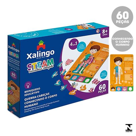 Quebra Cabeça Conhecendo o Corpo Humano Xalingo 50498