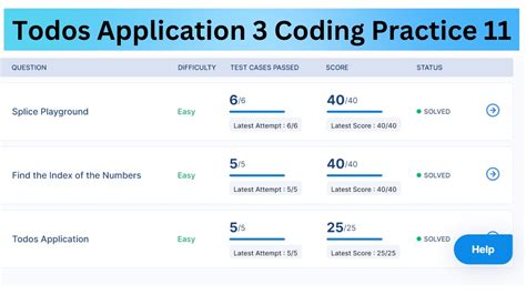 todos application 3 coding practice 11 answers javascript nxtwave intensive 2 0 no audio