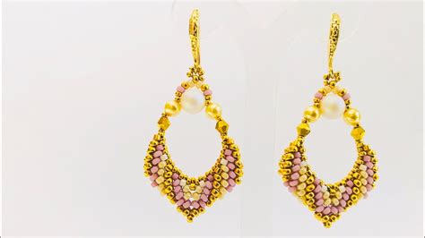 Aretes Izabella Utilizaremos La T Cnica Peyote Circular Youtube