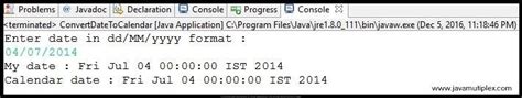 How To Convert Given Date To Calendar In Java