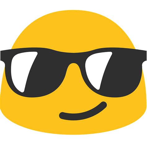 Smiley Face Emoji With Sunglasses