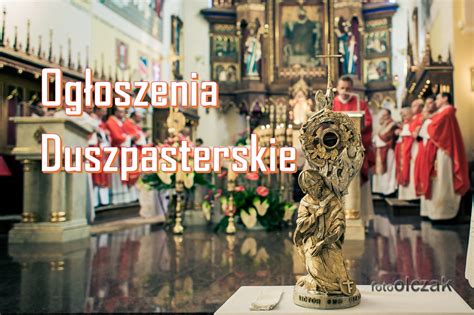 Intencje Mszy św i ogłoszenia na XXXII Niedzielę Zwykłą 10 listopada
