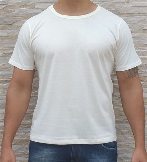 Camisa Masculina Bege Algod O No Elo By Lelekes B
