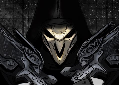 Reaper Overwatch Art K Wallpaper Hd Games Wallpapers K Wallpapers
