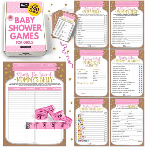Buy Baby Shower Games For Girl Huge Set Games Hilarious Baby