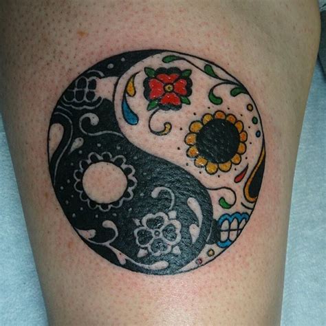 Yin Yang Lizard Tattoos