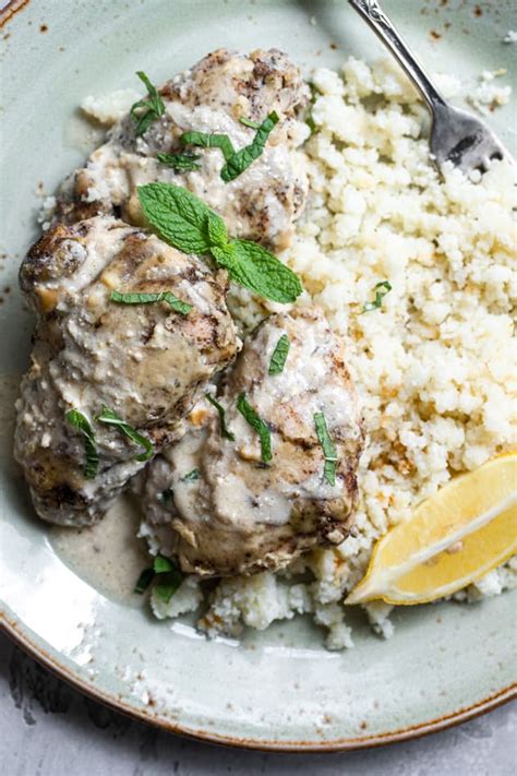 Easy Keto Slow Cooker Middle Eastern Chicken Thighs Recipe Food Fanatic